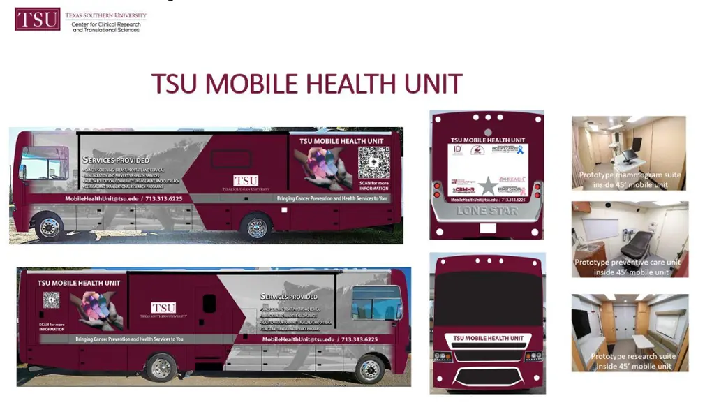 TSU Mobile Health Unit – Breast Cancer Screenings On-Wheels